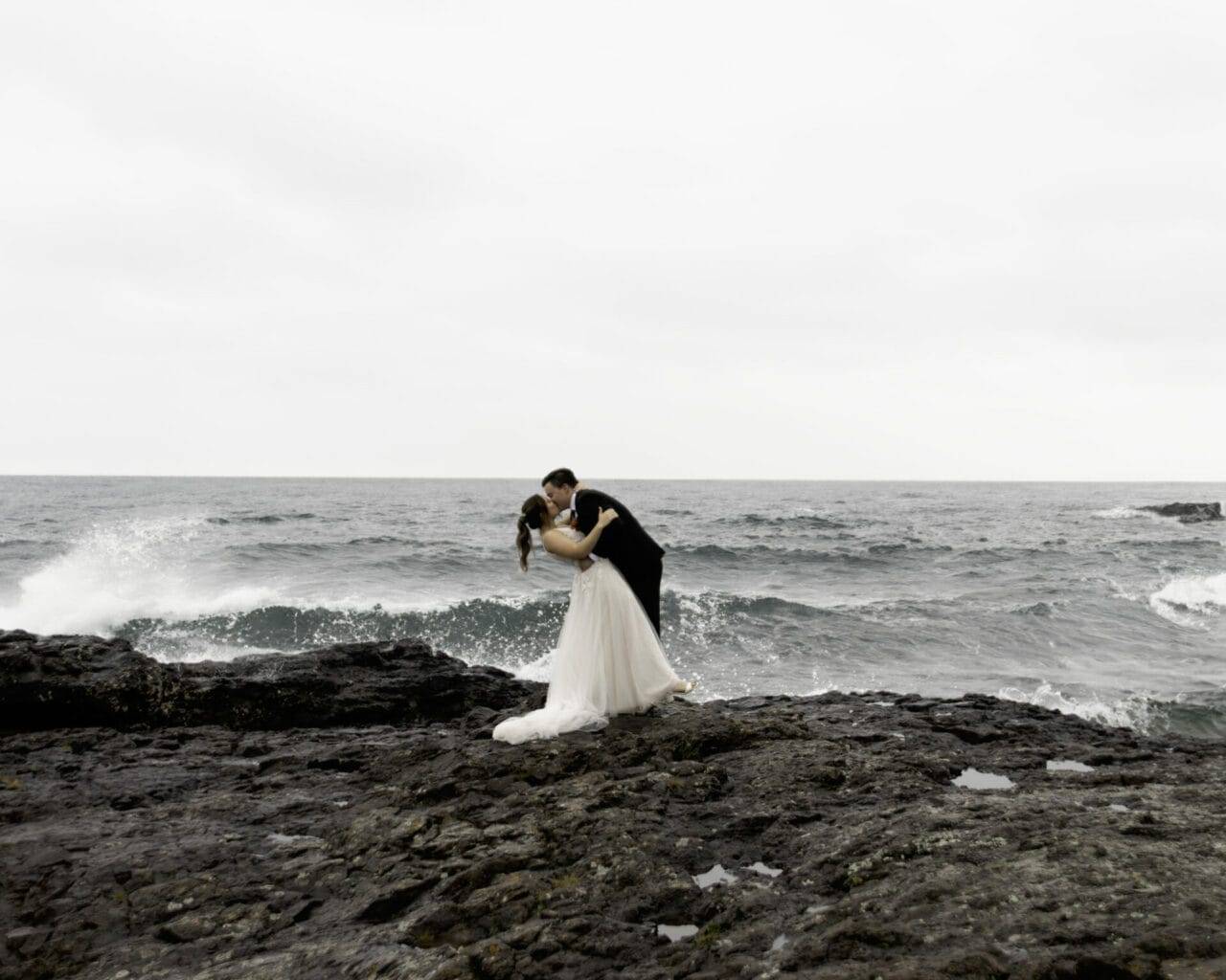 A Cozy Cabin Wedding at Gooseberry Falls: Cailin & John's Rainy Day Romance